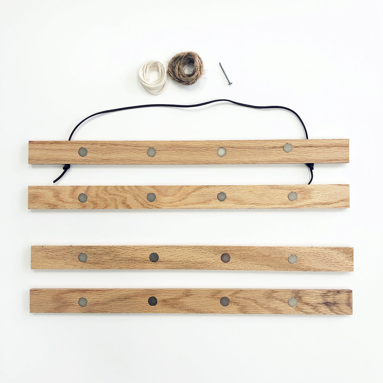 Hanger Frames -Solid Oak & Strong Magnets - All Sizes & 6 Stain Colors