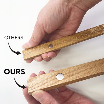 Hanger Frames -Solid Oak & Strong Magnets - All Sizes & 6 Stain Colors